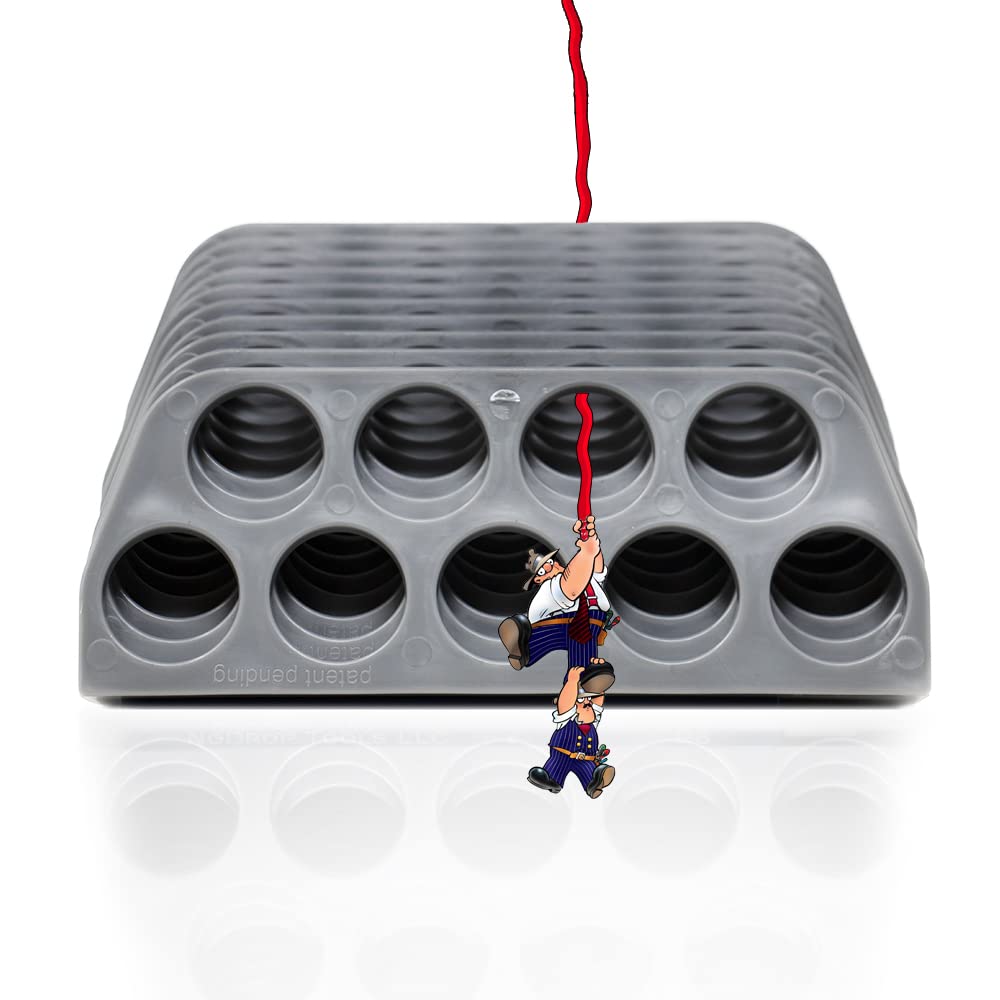 Rack-A-Tiers Cable Chase Wire Bracket (10 Pack), Electrical Organizer ...