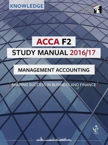 ACCA F2 Study Manual : Managing Accounting 2016: Nobby Styles ...