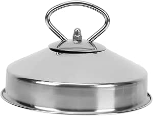 DOITOOL Steamer Lid Injera Maker Griddle Dome Metal Griddle Cover ...
