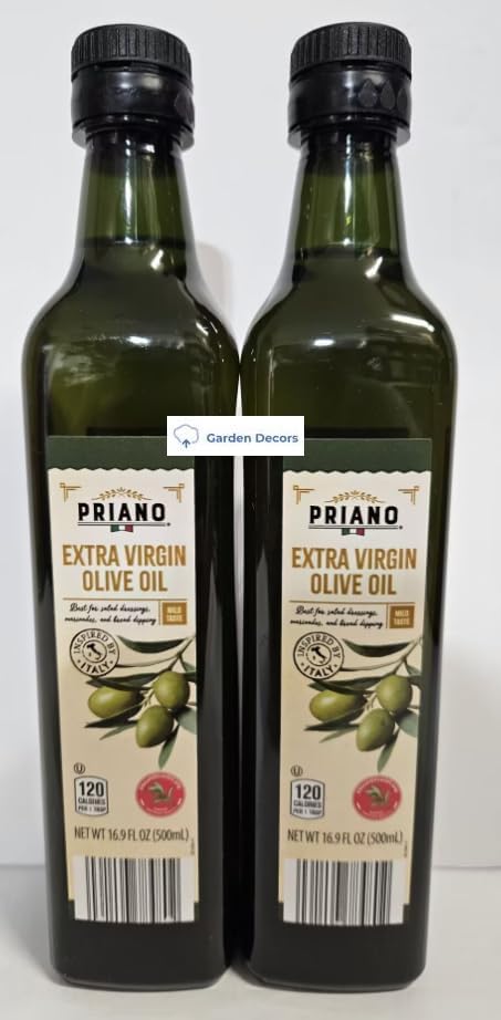 Amazon.com : Generic Priano Extra Virgin Olive Oil Mild Taste 16.9fl oz ...