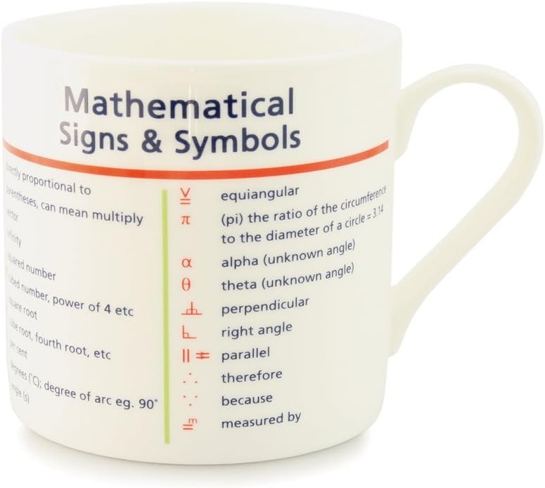 Amazon.com | Mclaggan Smith Mathematical Signs & Symbols, Fine Bone ...