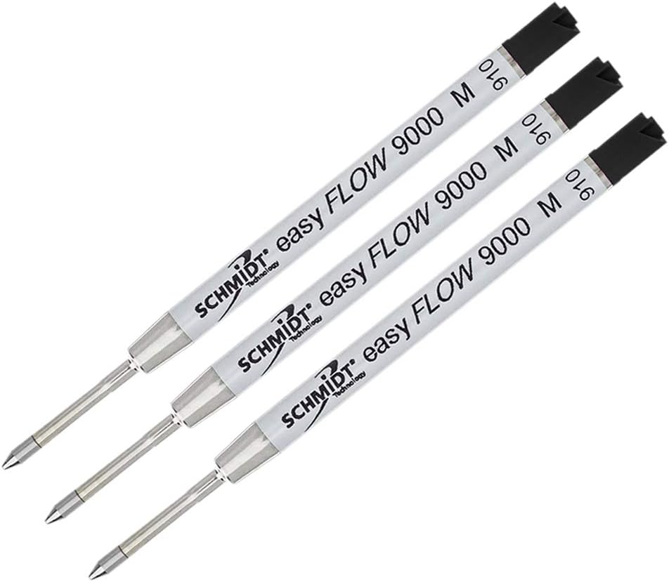 3 Pack - Schmidt easyFLOW 9000 - Black Ink : Amazon.co.uk: Stationery ...