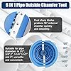 PVC Deburring Tool with 2 Steel Blades, PVC Chamfer Tool, PVC Pipe ...