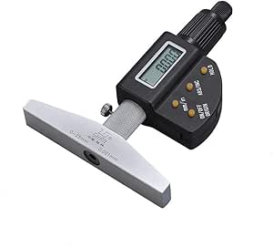 BREWIX Micrometer Digital Display Depth Micrometer 0-25mm 0.001MM ...