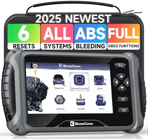 BOSSCOMM IF745 OBD2 Scanner Code Reader, All System HVAC Car ...