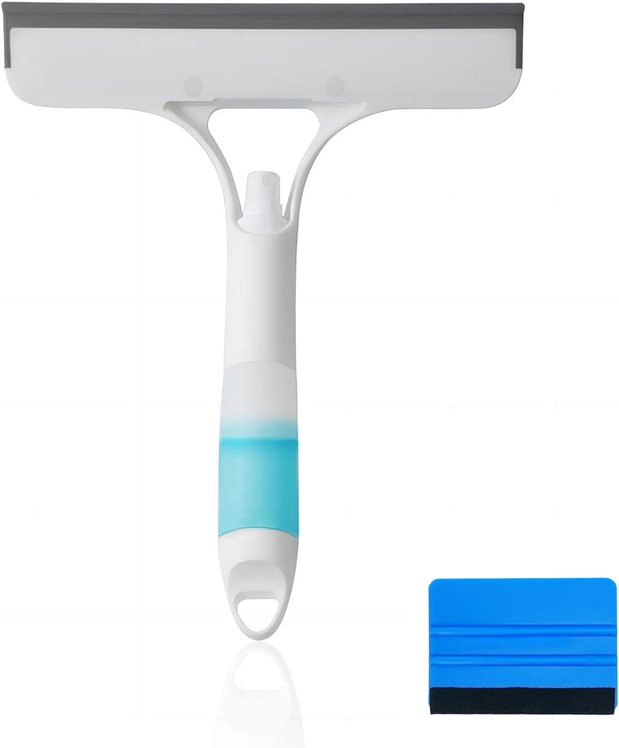 Amazon.com: 3-in-1 Rubber Squeegee With Sponge Head, And Spray Bottle ...