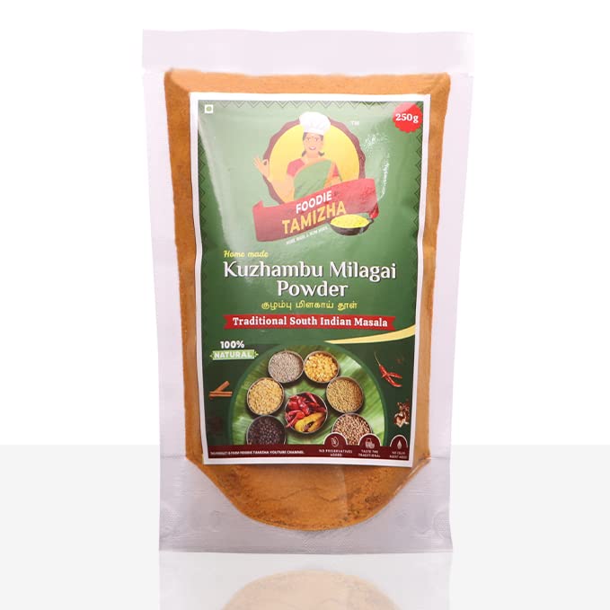 Foodie Tamizha Kulambu Milagai Powder : Authentic South Indian Flavor ...