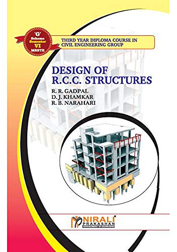 DESIGN OF R.C.C. STRUCTURES eBook : R. R. GADPAL, D. J. KHAMKAR, R. B ...