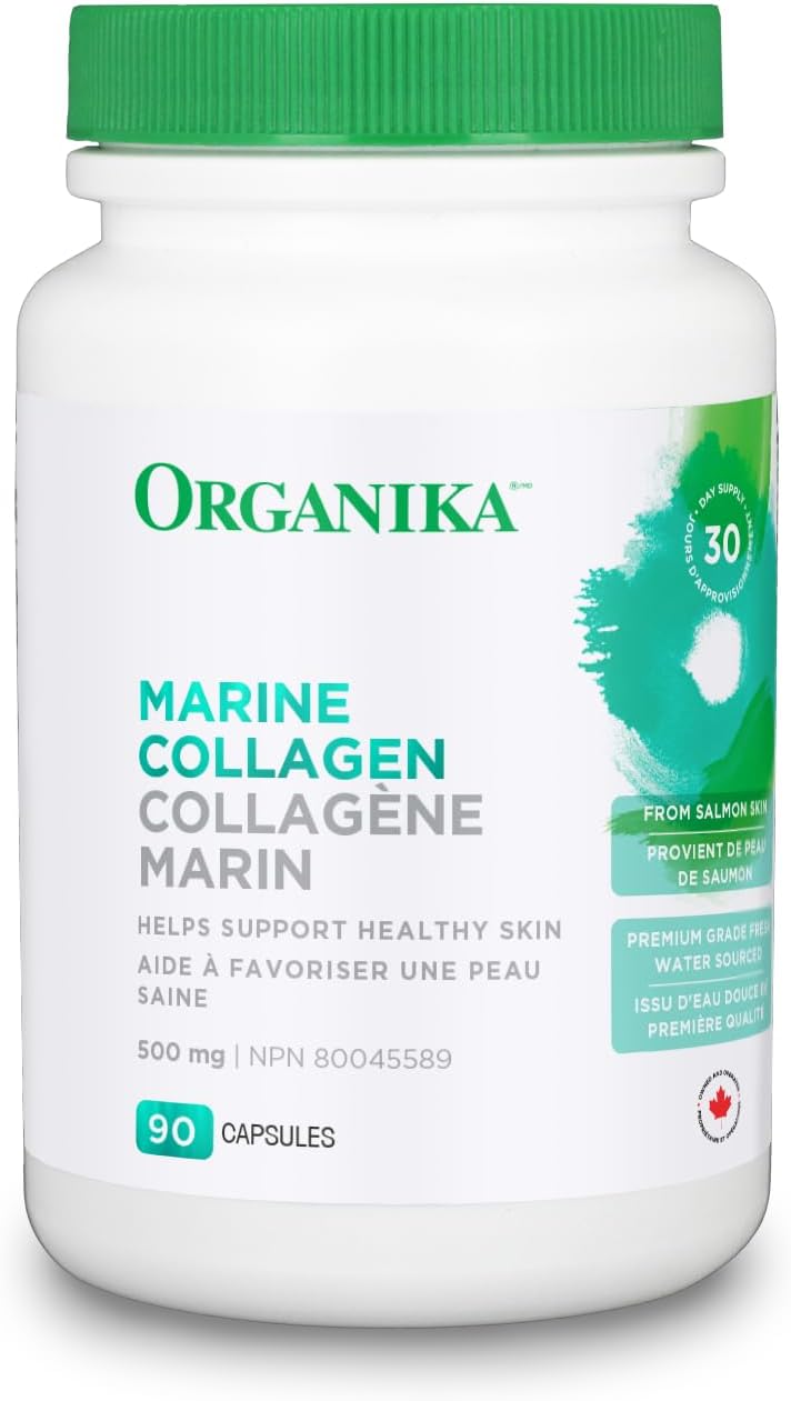 Amazon.com: Organika Salmon Collagen, 150 mg, 90 Count : Health & Household