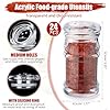 Amazon.com: FoldTier 24 Pcs Plastic Salt and Pepper Shakers Bulk Spices ...