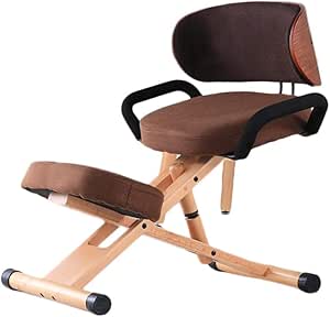 Amazon.com: LIKUGD Ergonomic Kneeling Chair Posture Work Desk Stool for ...