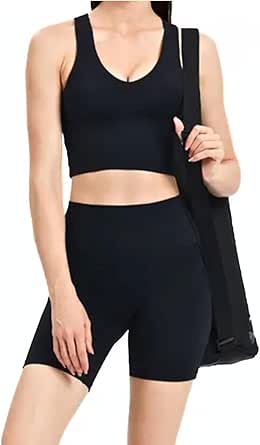 Amazon.com: DaileyFix Fitness Women 2 piece set, Women Biker Short Set ...