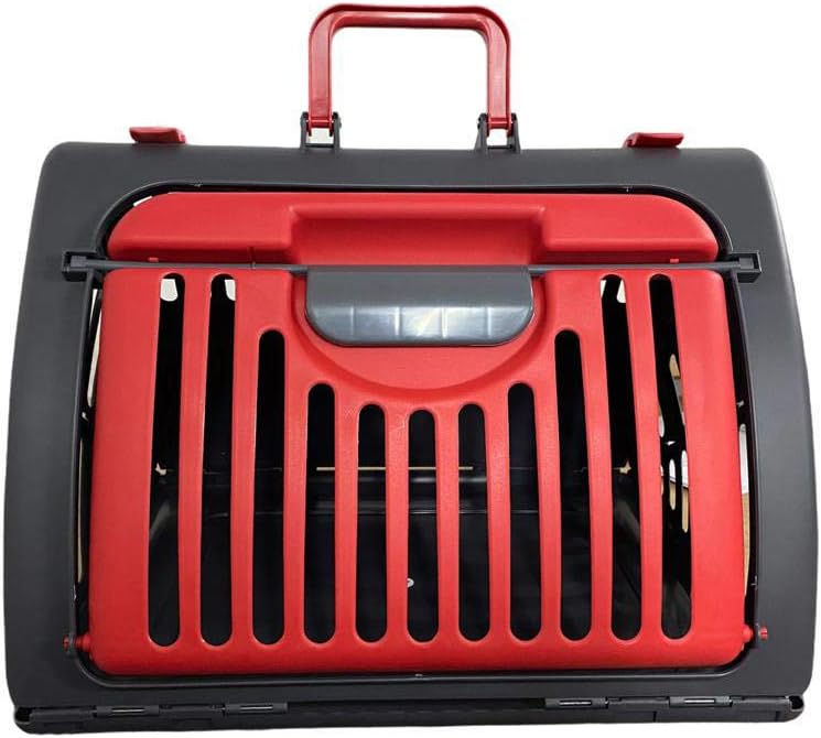 Large Pet Carrier For Cat Dog Rabbit Plastic Handle Box Crate Portable ...