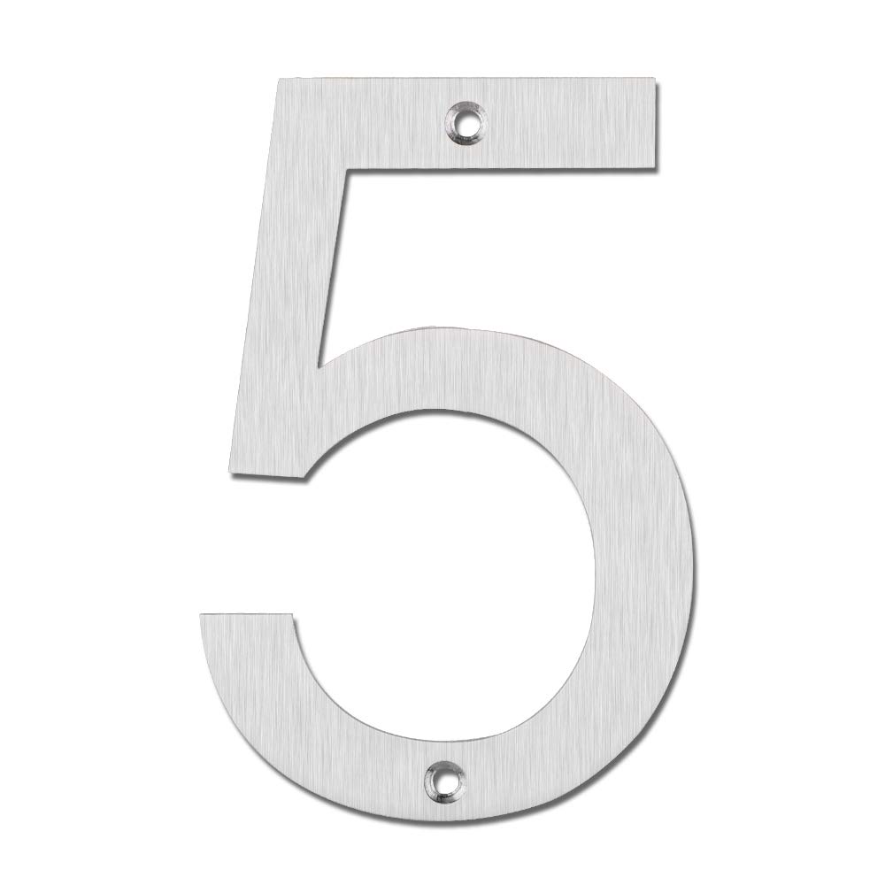 buy-mellewell-morden-house-number-5-inch-stainless-steel-brushed-nickel