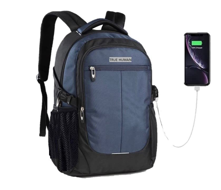 Buy TRUE HUMAN® 15.6 inch laptop bag with USB charging port office bag ...