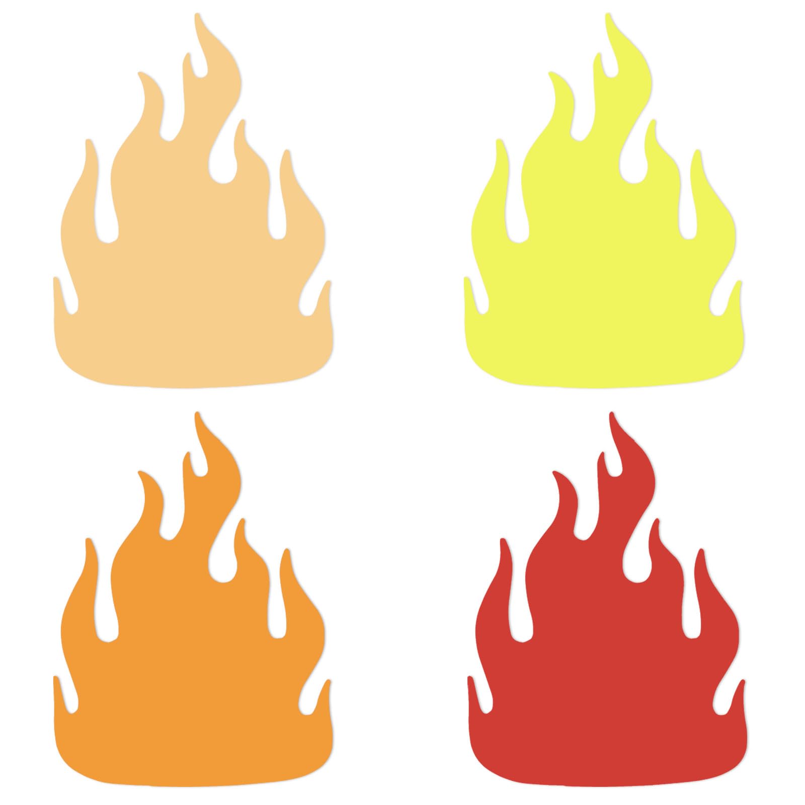 Flame Cut Out Pattern Printable Fire Hydrant Template