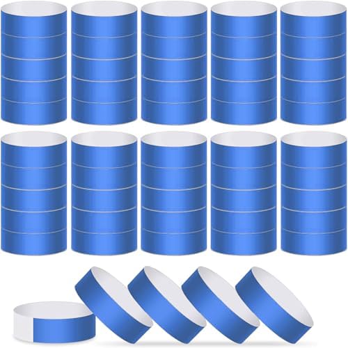 500 Pieces Paper Wristband, BetterJonny Disposable Wrist Straps ...