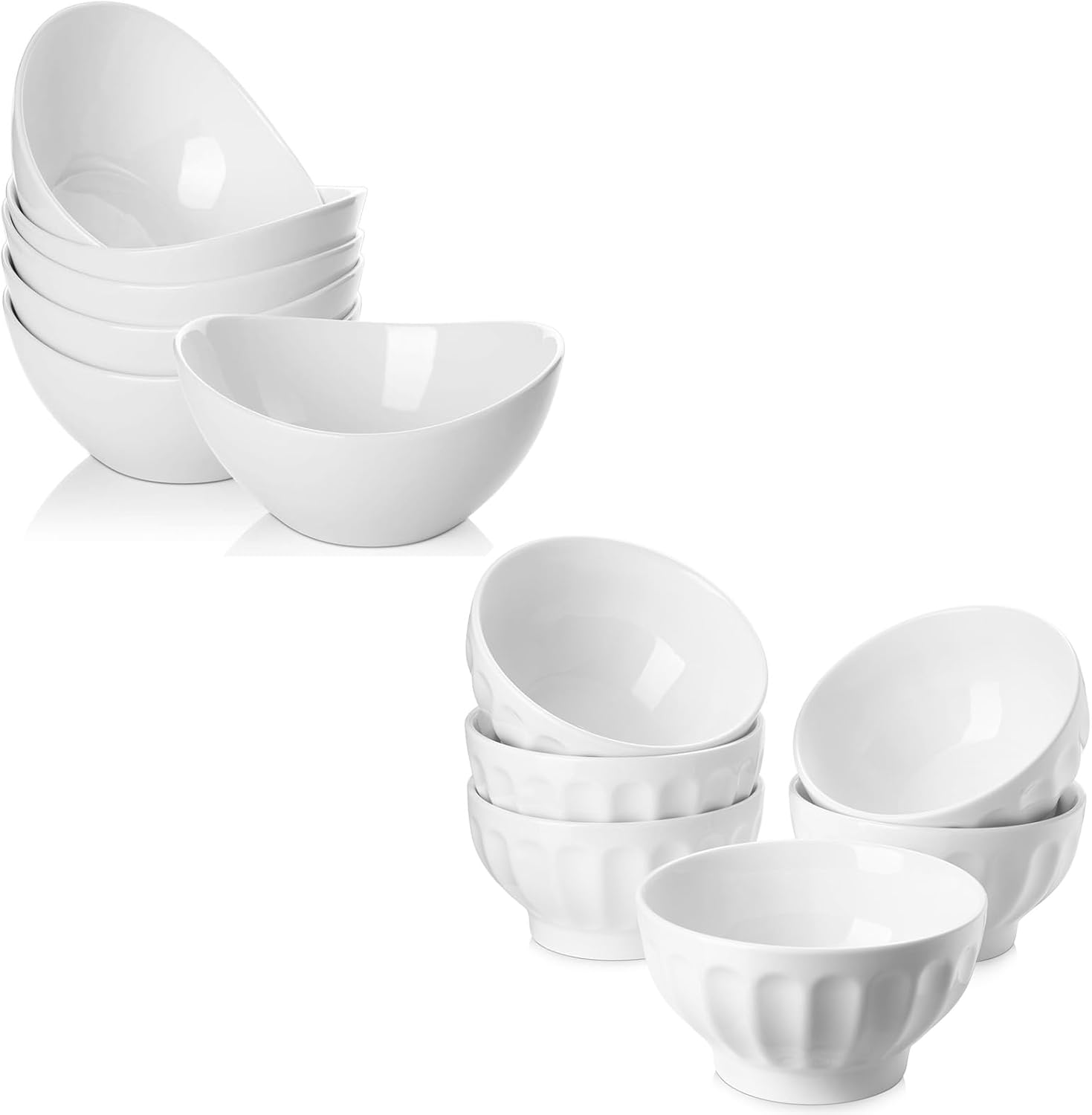 Amazon.com | Samsle 19 Ounces Ceramic Serving Bowls +16 Ounces Ceramic ...