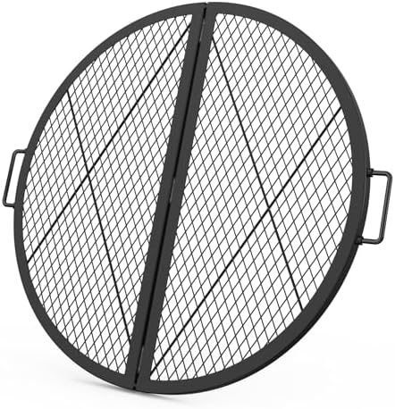 Amazon.com : Generic Fire Pit Grill Grate, Round Cooking Grate, Heavy ...