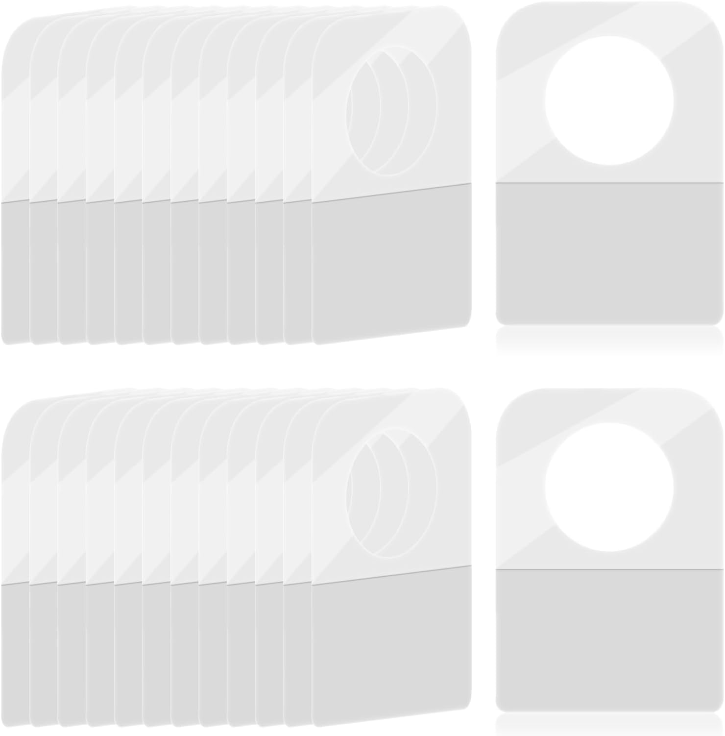 Amazon.com: 3/4" X 1" Round Hole Adhesive Hang Tabs 1000/Pack : Office ...