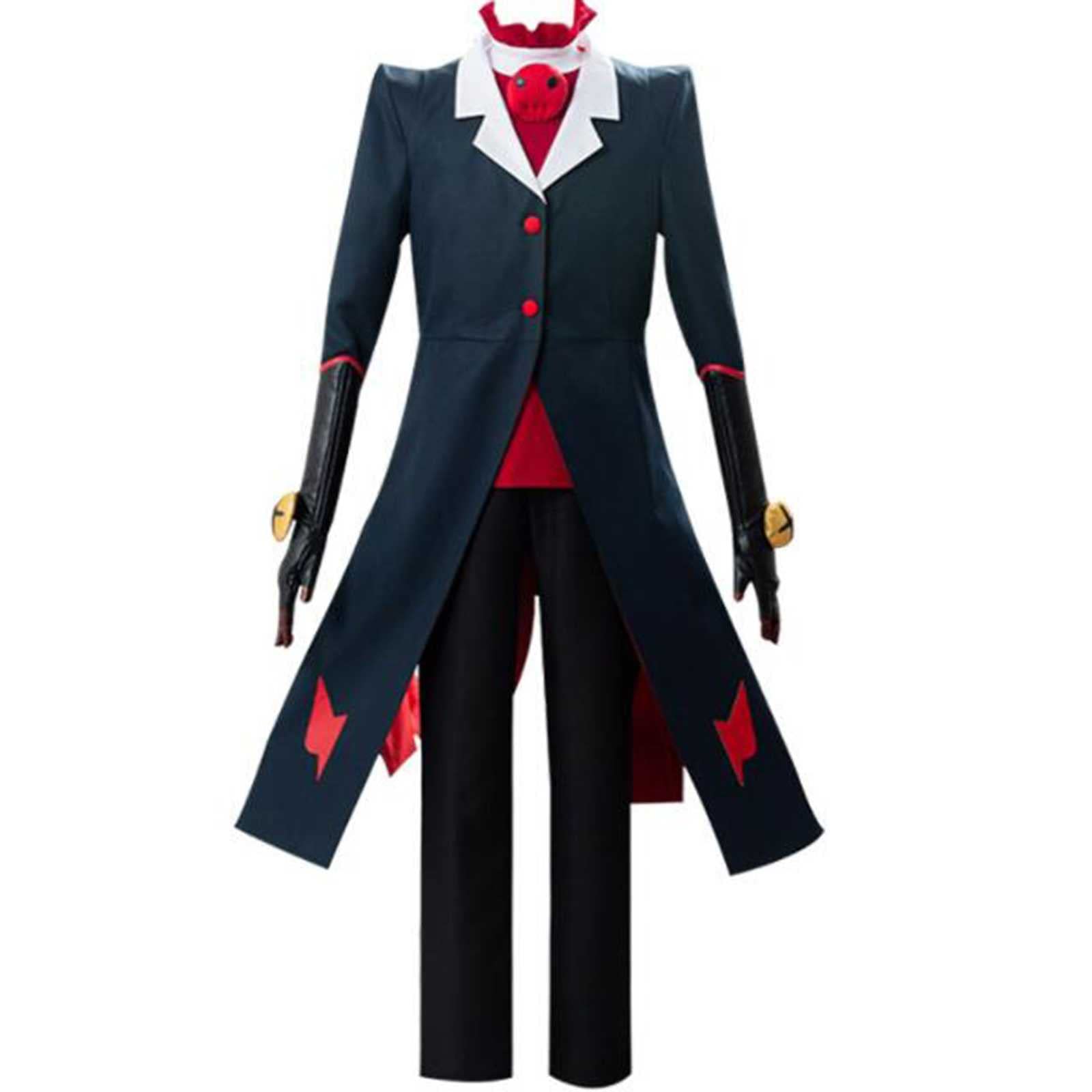 Hazbin Hotel Helluva Boss Moxxie Outfit Cosplay Costume Full Suit For