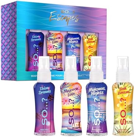 Amazon.com: So…? Unique Body Mist Set - Perfumes for Women - Body Spray ...