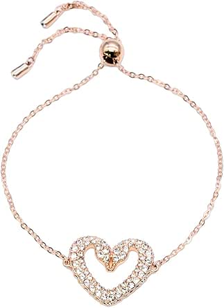 Amazon | [スワロフスキー] ブレスレット レディース Una ハート ローズゴール 5628658 [並行輸入品] | ブレスレット 通販