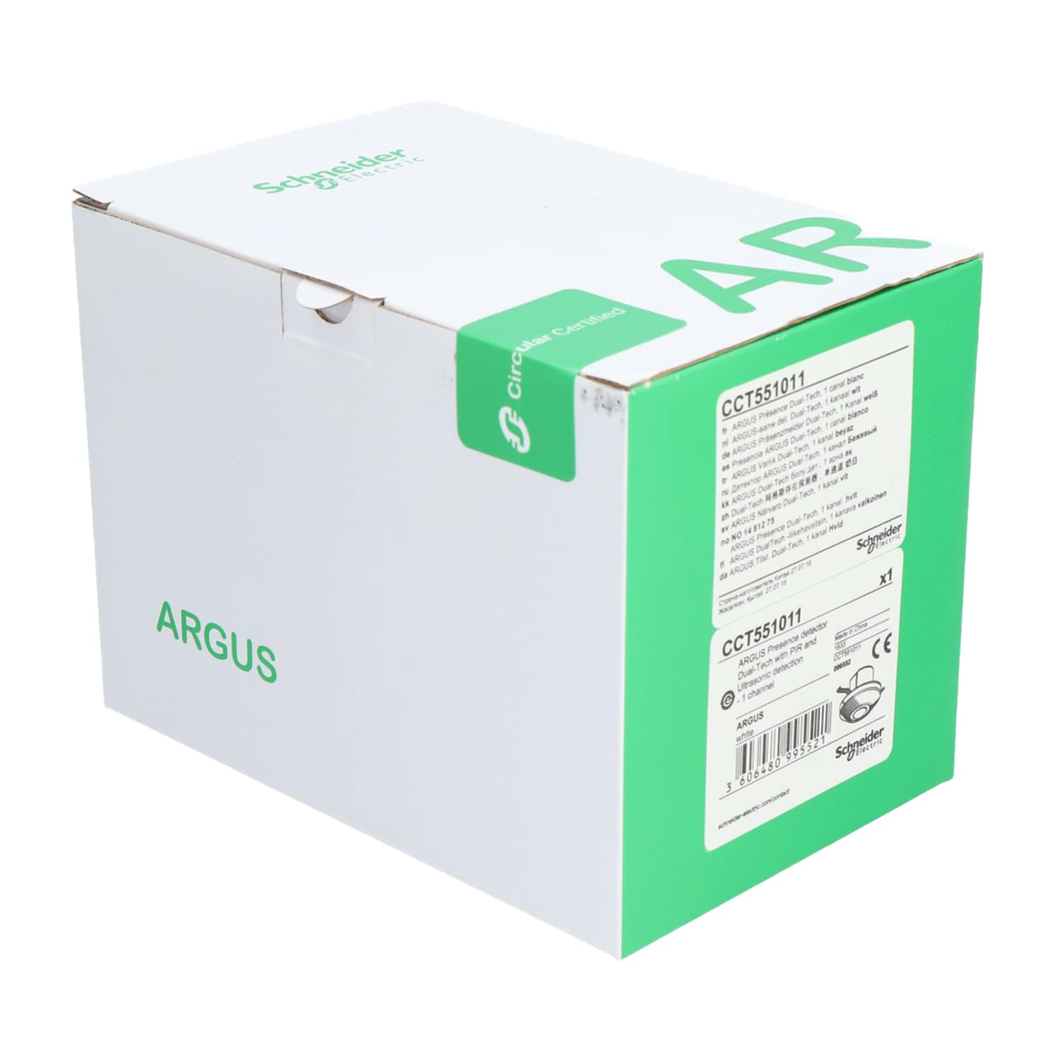 Schneider Electric Cct551011 Argus Dual Tech 1 Channel Occupancy Sensor ...
