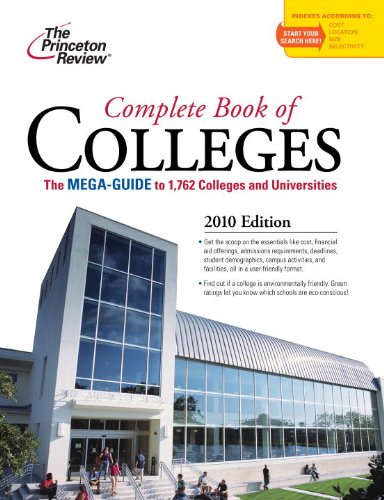 Complete Book of Colleges, 2010 Edition (College Admissions Guides ...
