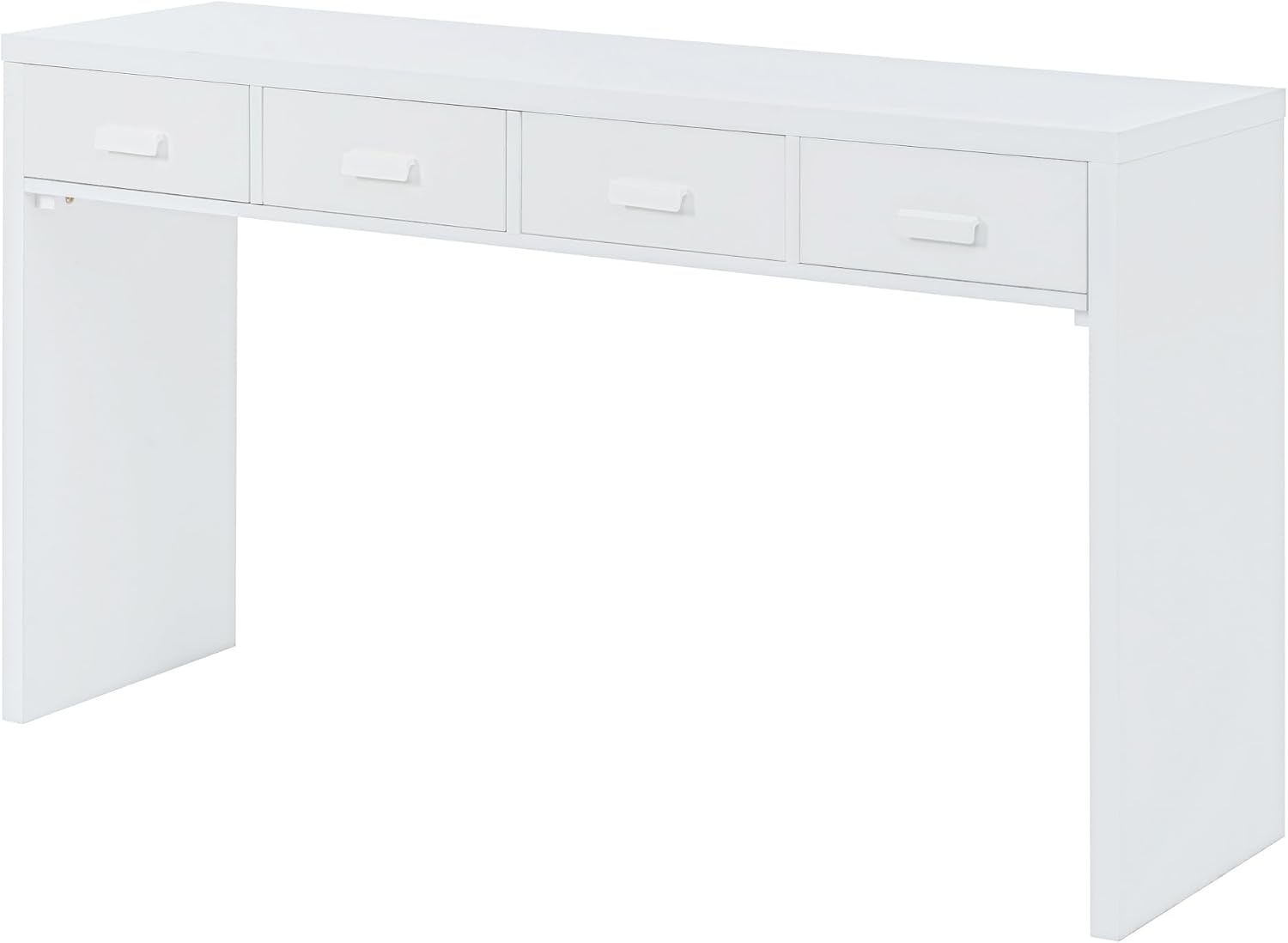 Amazon.com: LUMISOL Modern Minimalist Console Table with 4 Top Drawers ...