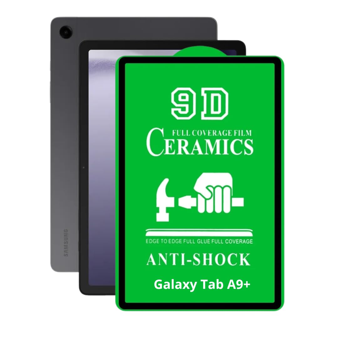 Película de Tablet 9D Cerâmica Compatível Com Samsung Galaxy Tab A9 ...
