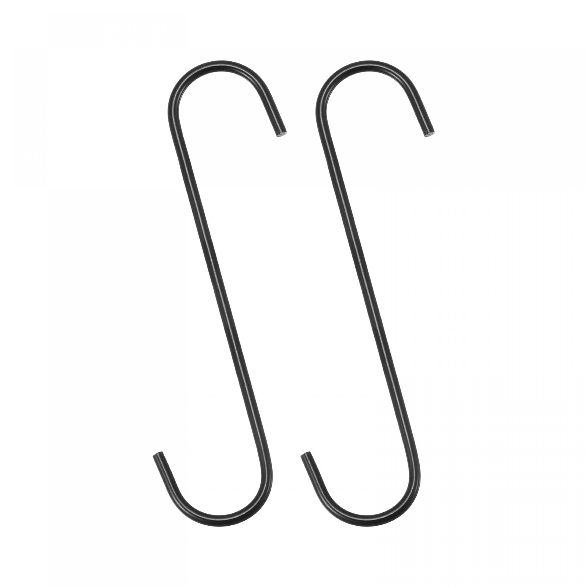 Amazon.com: uxcell S Hanging Hooks, 8inch/200mm Extra Long Steel Hanger ...
