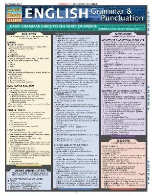 English Grammar and Punctuation Laminate Reference Chart [ENGLISH GRAMMAR & PUNCTUATION]: Amazon ...