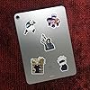 CodersParadise Pack of 56 Jujutsu Anime Aesthetic Vinyl Self-Adhesive ...
