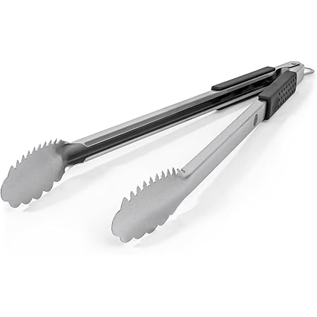 Amazon.com : Weber Precision Grill Tongs, 18 inch, Stainless Steel ...