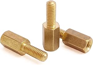 Amazon.co.jp: Hexagonal Copper Column M3M4M5 Single Head Copper Stud ...