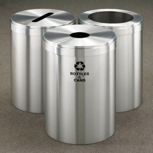 Amazon.com - Glaro 20" Diameter Satin Aluminum Triangular Connected ...