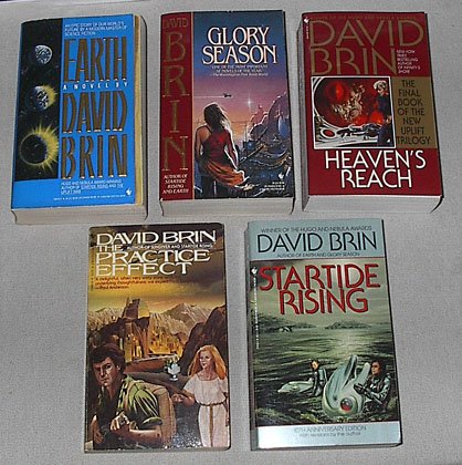 David Brin Science Fiction Box Set of 5: Earth; Glory Season; the ...