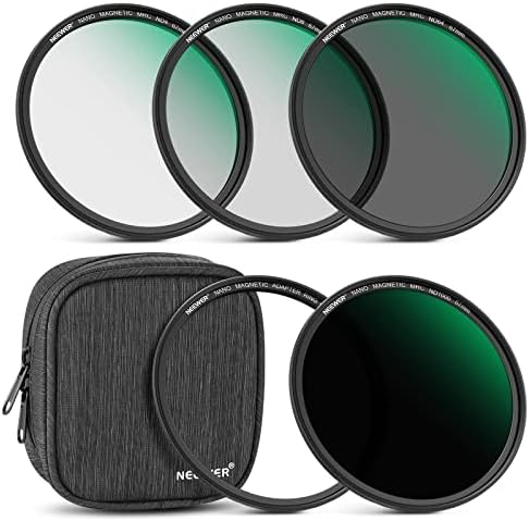 Amazon.com : NEEWER 67 mm Magnetic ND Filter Set, ND4 ND8 ND64 ND1000 ...