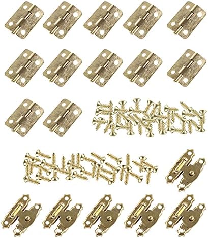 30Pcs Barrel Hinges, Hidden Hinges Brass Mini Hidden Furniture Hinges ...