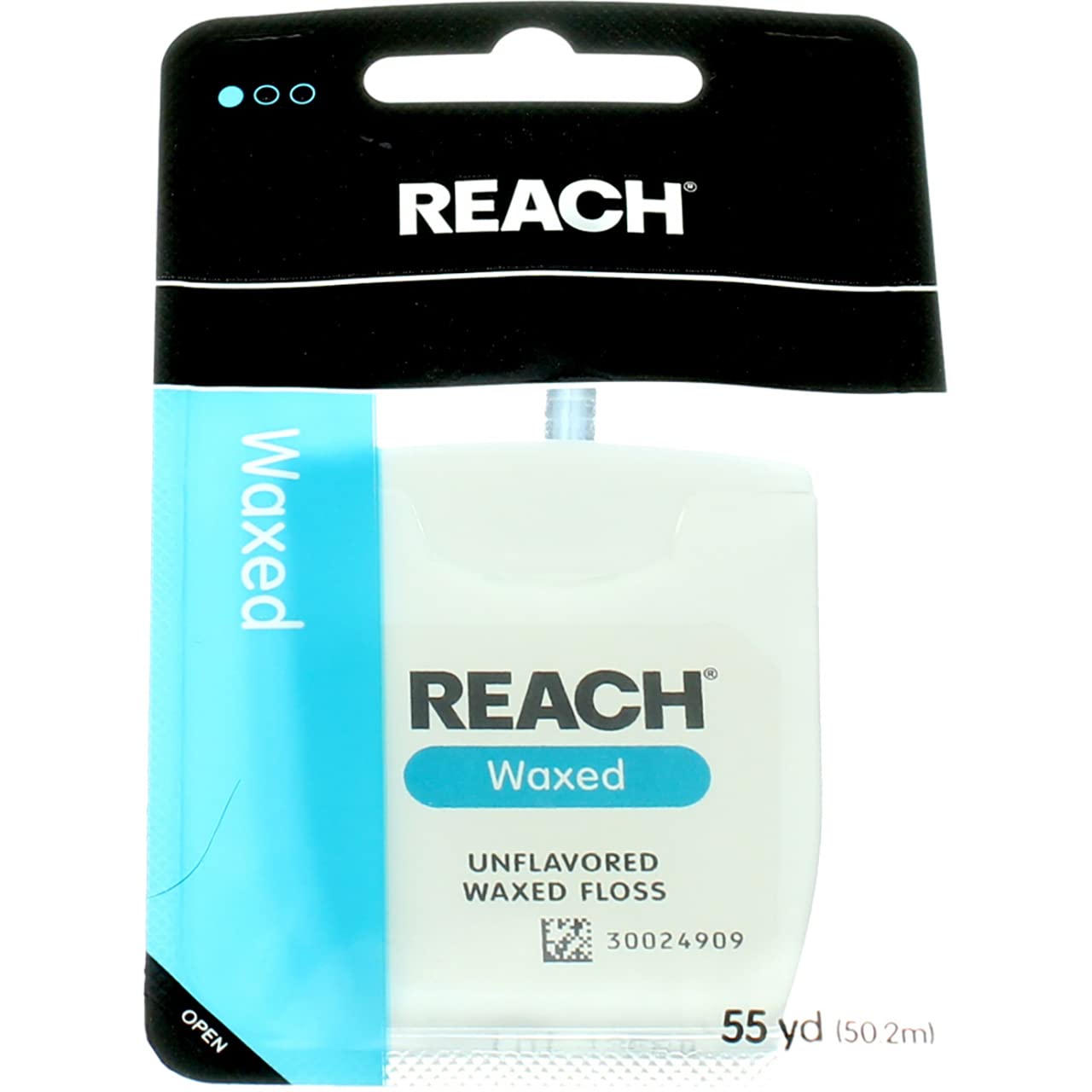 Amazon.com : Reach Unflavored Waxed Dental Floss, 55 yds, Pack of 10 ...