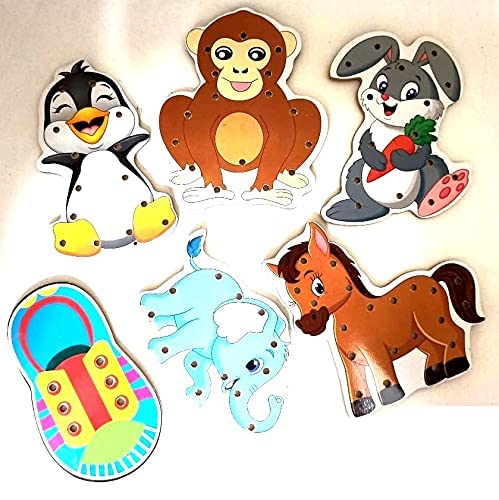 Buy Toyster's Lacing for Kids-Lacing Toy-Wooden Lacing Cards for Kids ...
