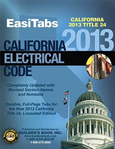 Amazon.com: 2013 California Electrical Code. Title 24 Part 3 Looseleaf ...