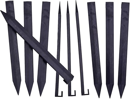 Amazon.com : Landscape Anchoring Stakes, 10PCS 10 Inch Spiral Plastic ...