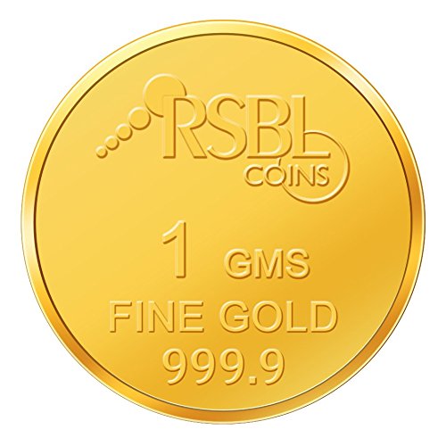 RSBL 1 gm, 24k (9999) Yellow Gold Ecoins Precious Coin : Amazon.in ...