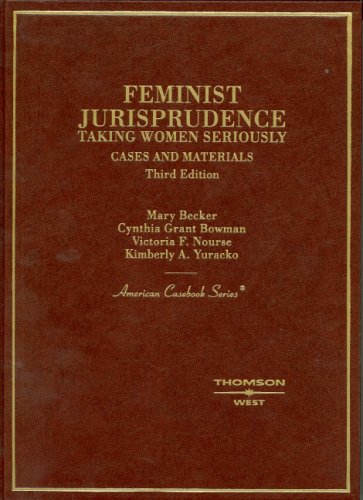 Amazon.com: Cases and Materials on Feminist Jurisprudence: Taking Women ...