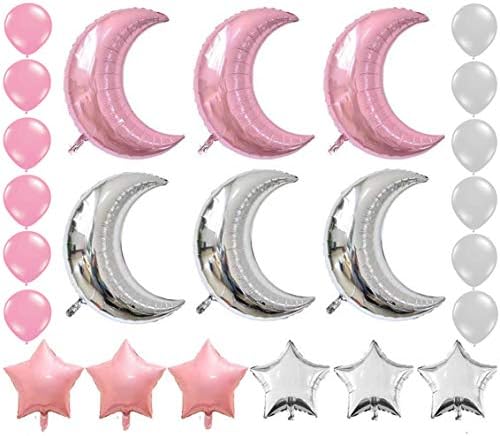 Amazon.com: Sweet Moon 11 Piece Party Decoration Set - 36 inch Foil ...