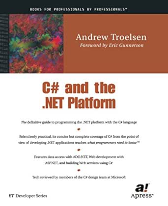 Amazon.com: C# and the .NET Platform (Intertech Instructor Series ...