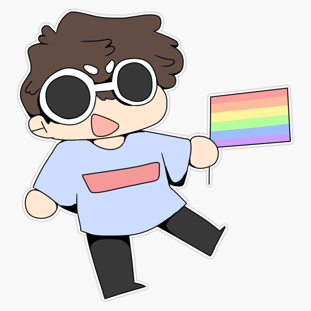 Amazon.com - Georgenotfound Gay Flag Sticker Vinyl Decal Bumper Sticker 5"