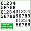 Amazon.com: WILDREEDS 40 Pcs Numbers Patch, Number 0-9 Embroidered ...